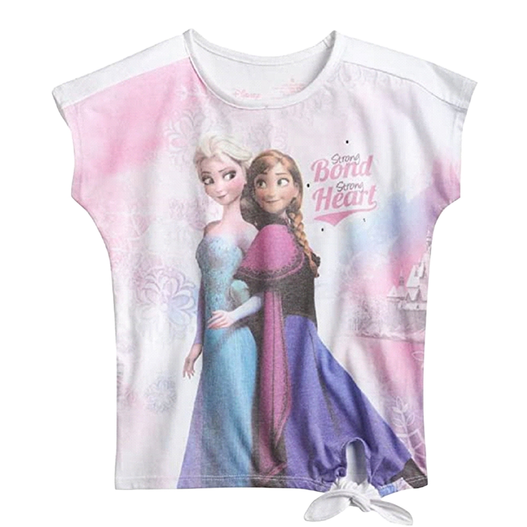 Disney Frozen Anna & Elsa Strong Bond Stong Heart Sublimated Little ...