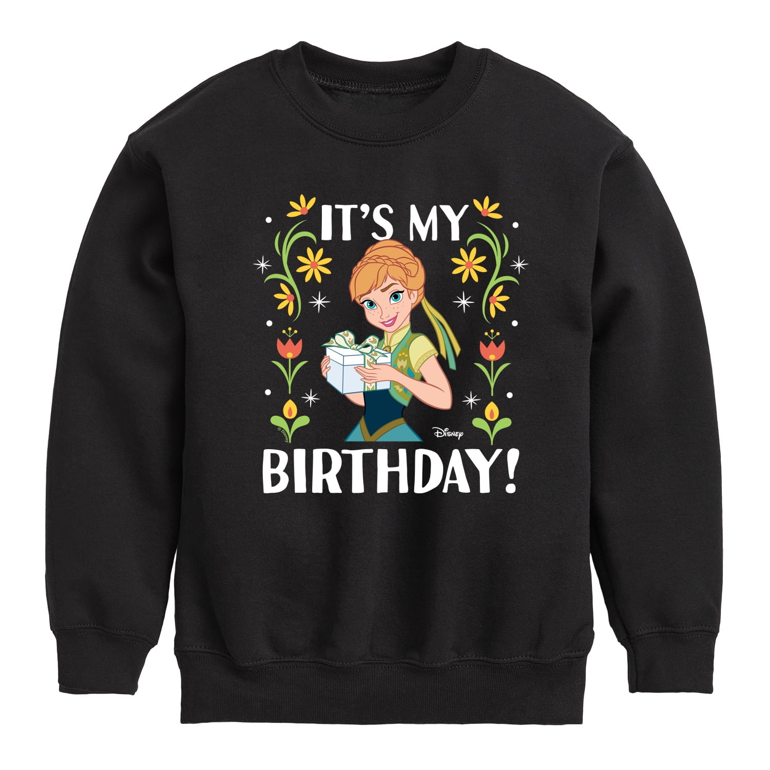 Disney Frozen - Anna It's My Birthday - Toddler & Youth Crewneck Fleece ...
