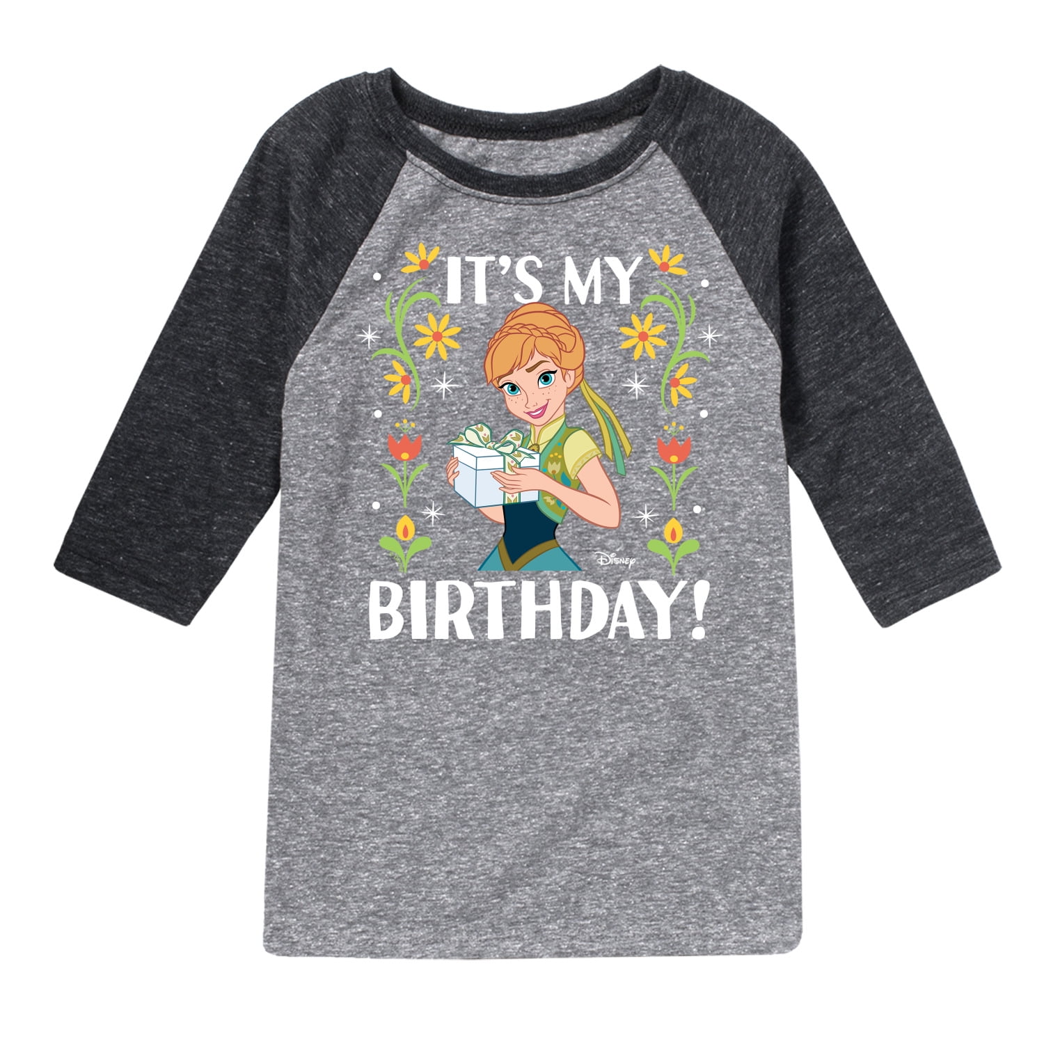 Disney Frozen - Anna It's My Birthday - Toddler & Youth Raglan Graphic ...