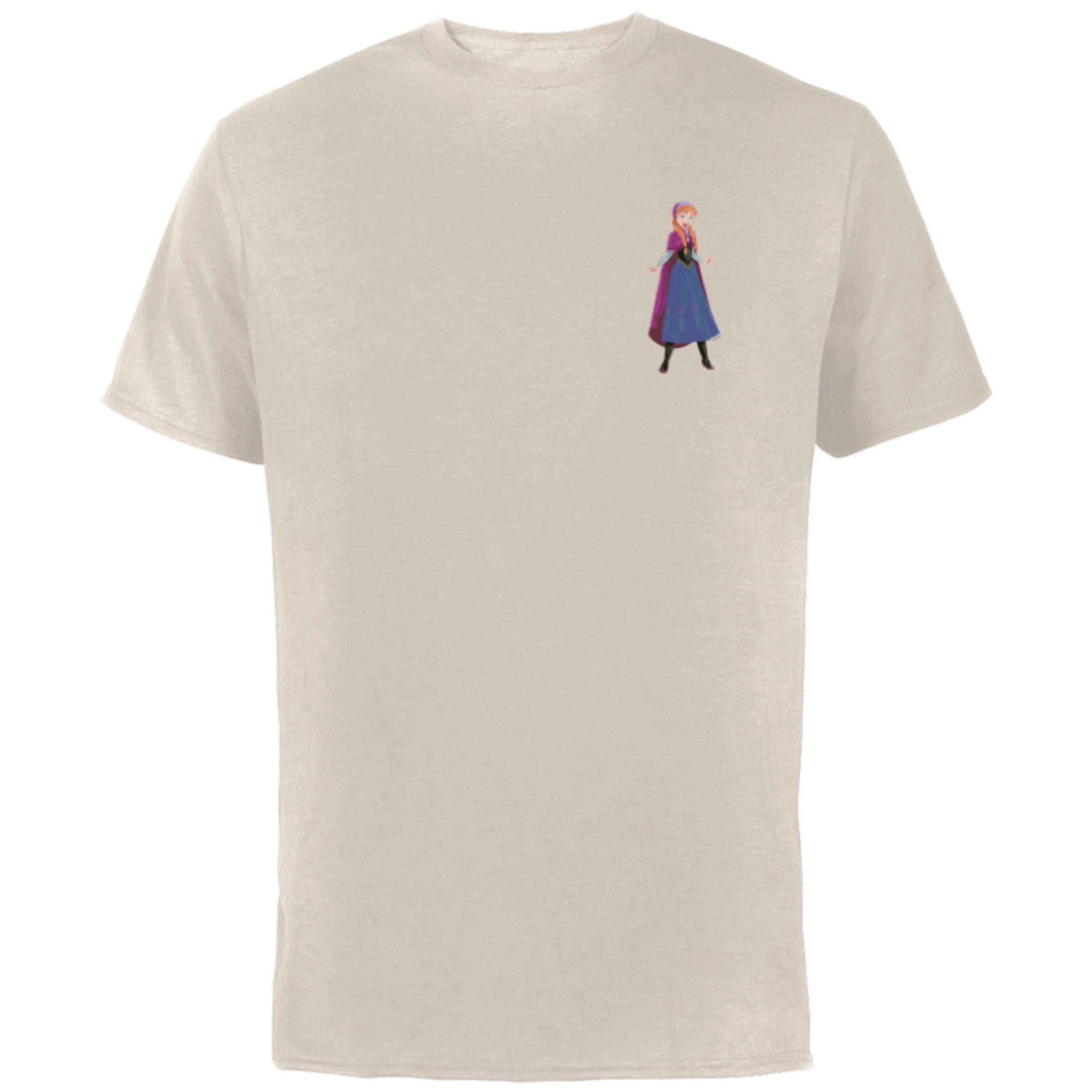 Disney Frozen Anna Small Pose - Short Sleeve Cotton T-Shirt for Adults ...