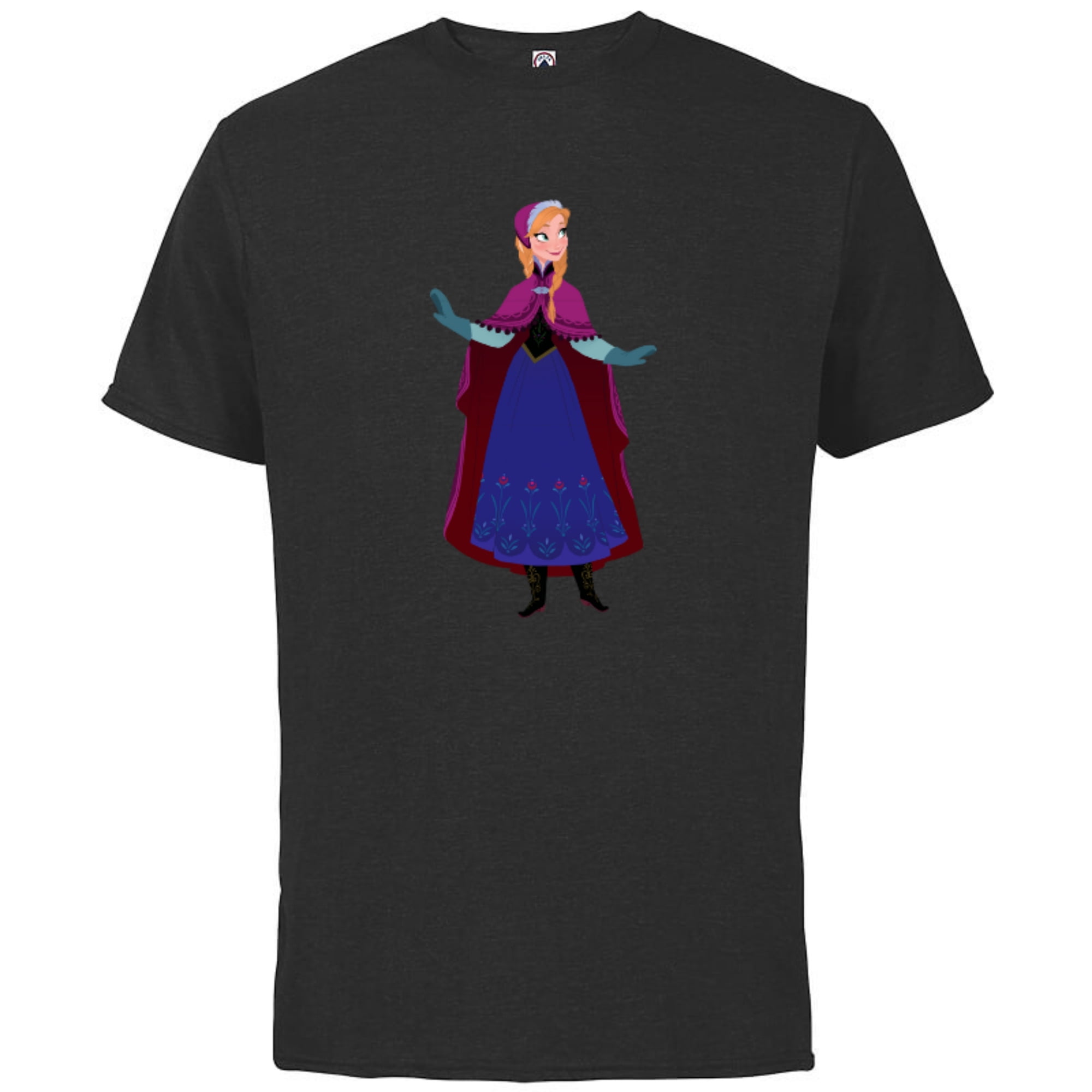 Disney Frozen Anna T-Shirt - Short Sleeve Cotton T-Shirt for Adults ...