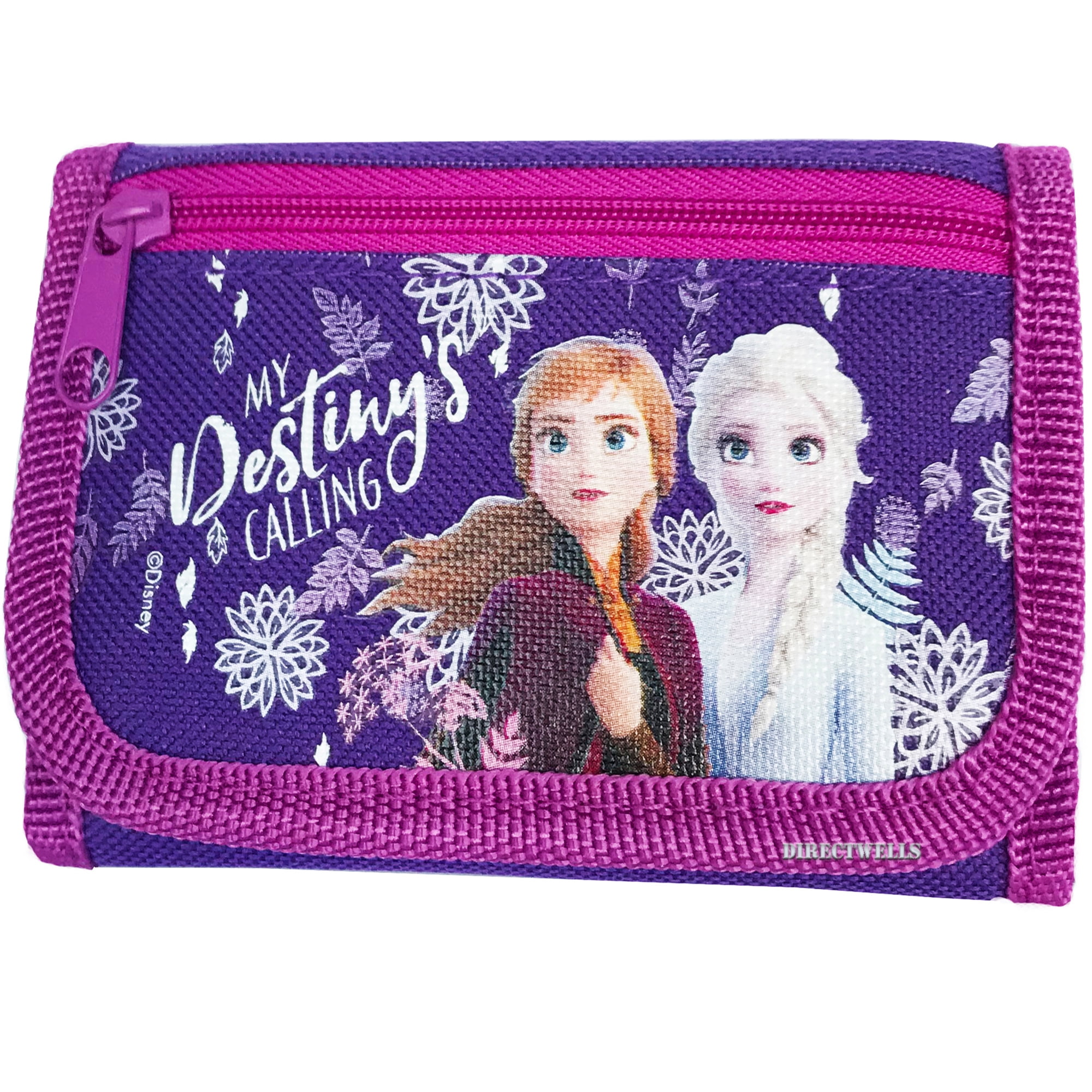 Disney Frozen Anna and Elsa Destiny Calling Purple Wallet - Walmart.com