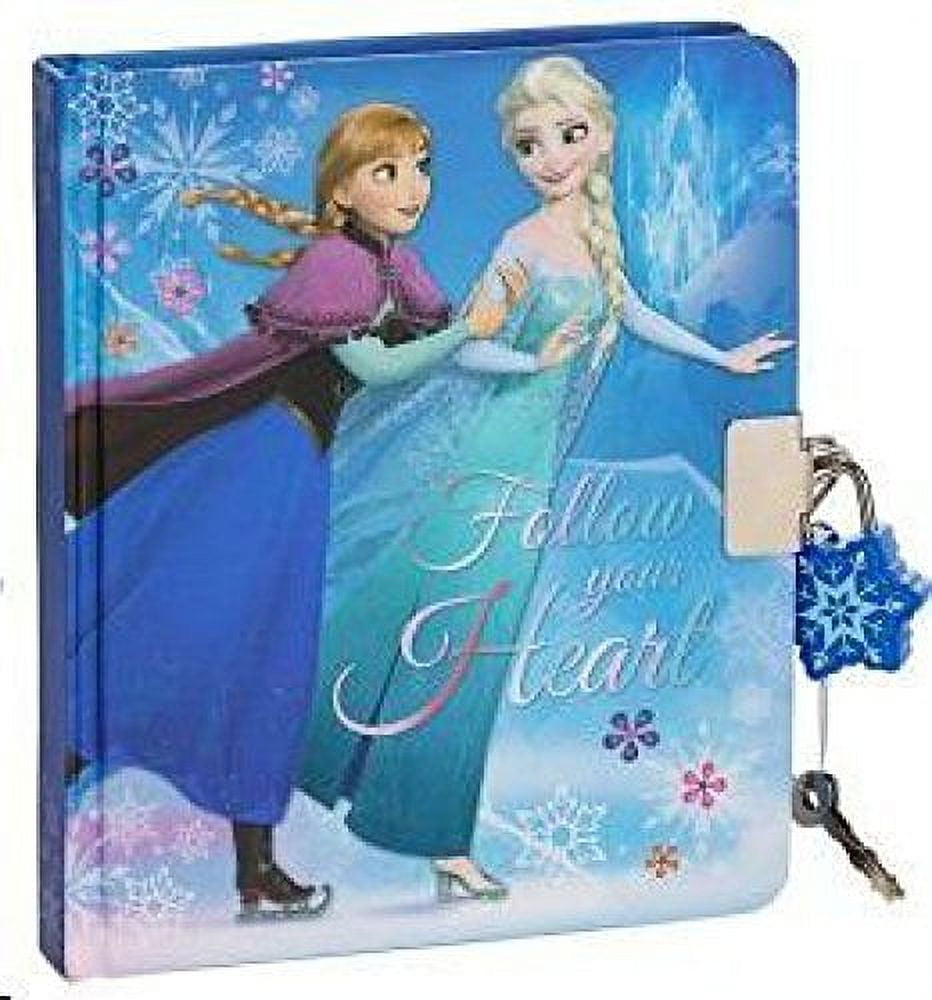 Disney Frozen Anna and Elsa Lock and Key Diary - Walmart.com