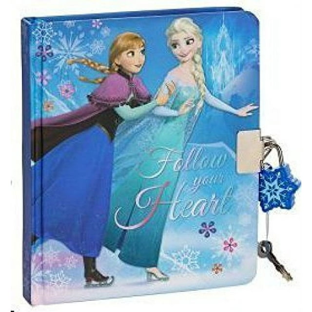 Disney Frozen Anna and Elsa Lock and Key Diary - Walmart.com