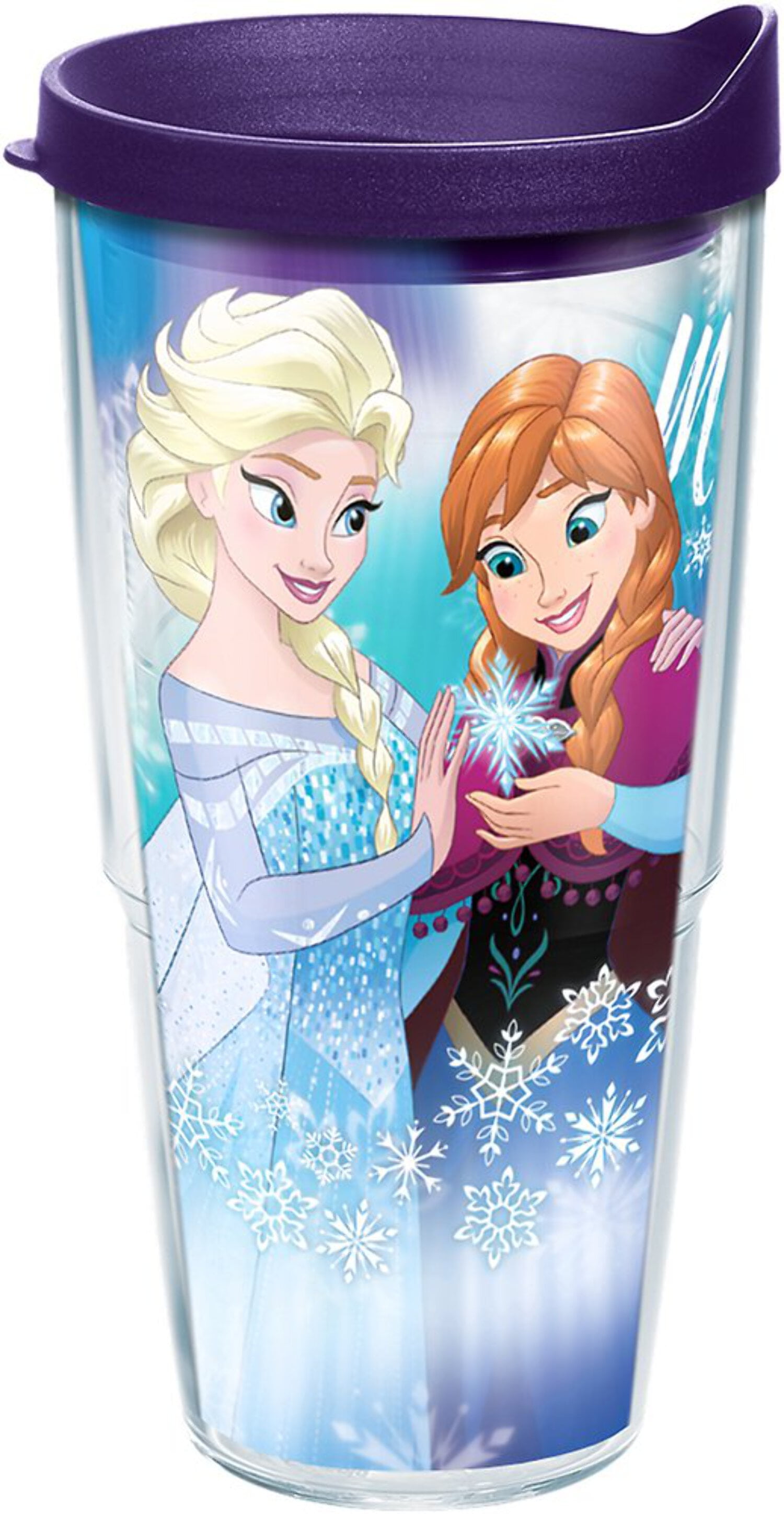 Disney Frozen Anna and Elsa Magic 24 oz Tumbler with lid - Walmart.com