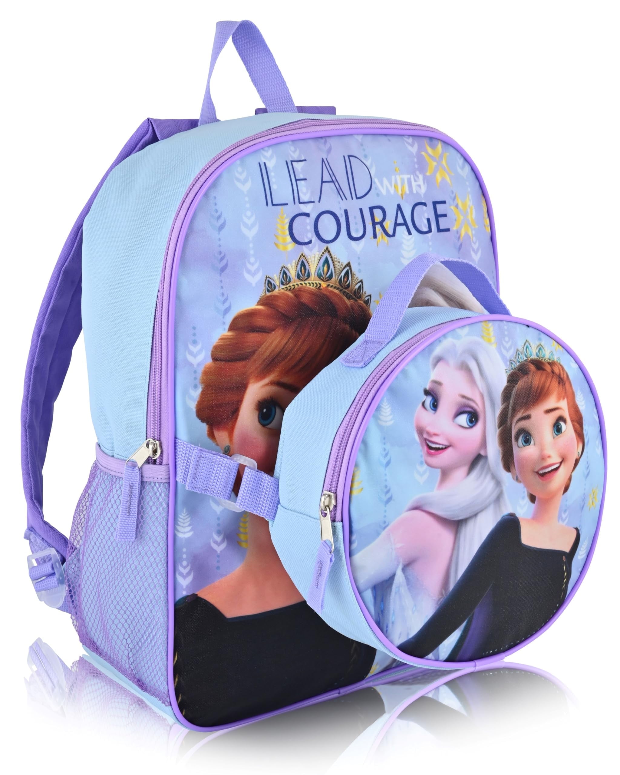 Disney Frozen Backpack With Lunch Box for Kids |Elsa and Anna Insulated ...