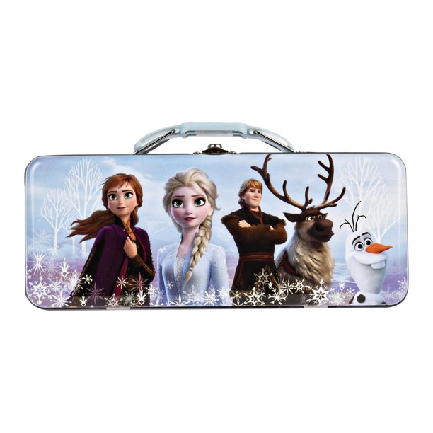 Disney Frozen Blue Tin Tote with Handle and Clasp, 1 Count - Walmart ...