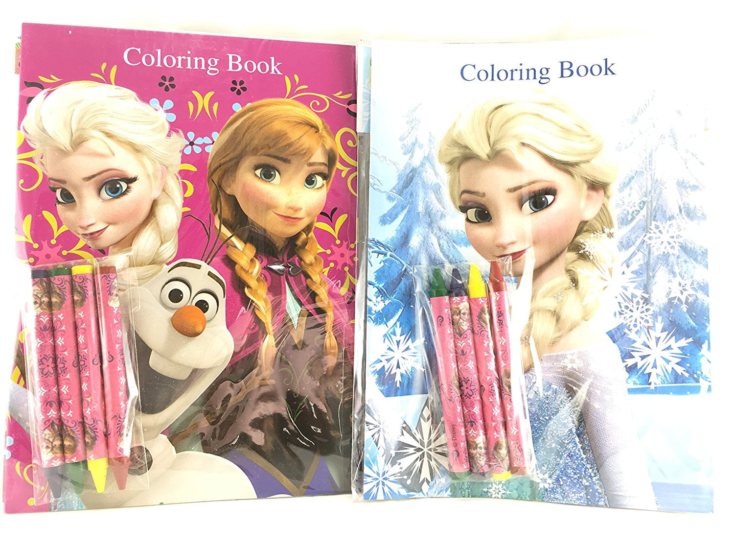 Disney Frozen Coloring Book & Crayon Set Officially Licensed Party ...