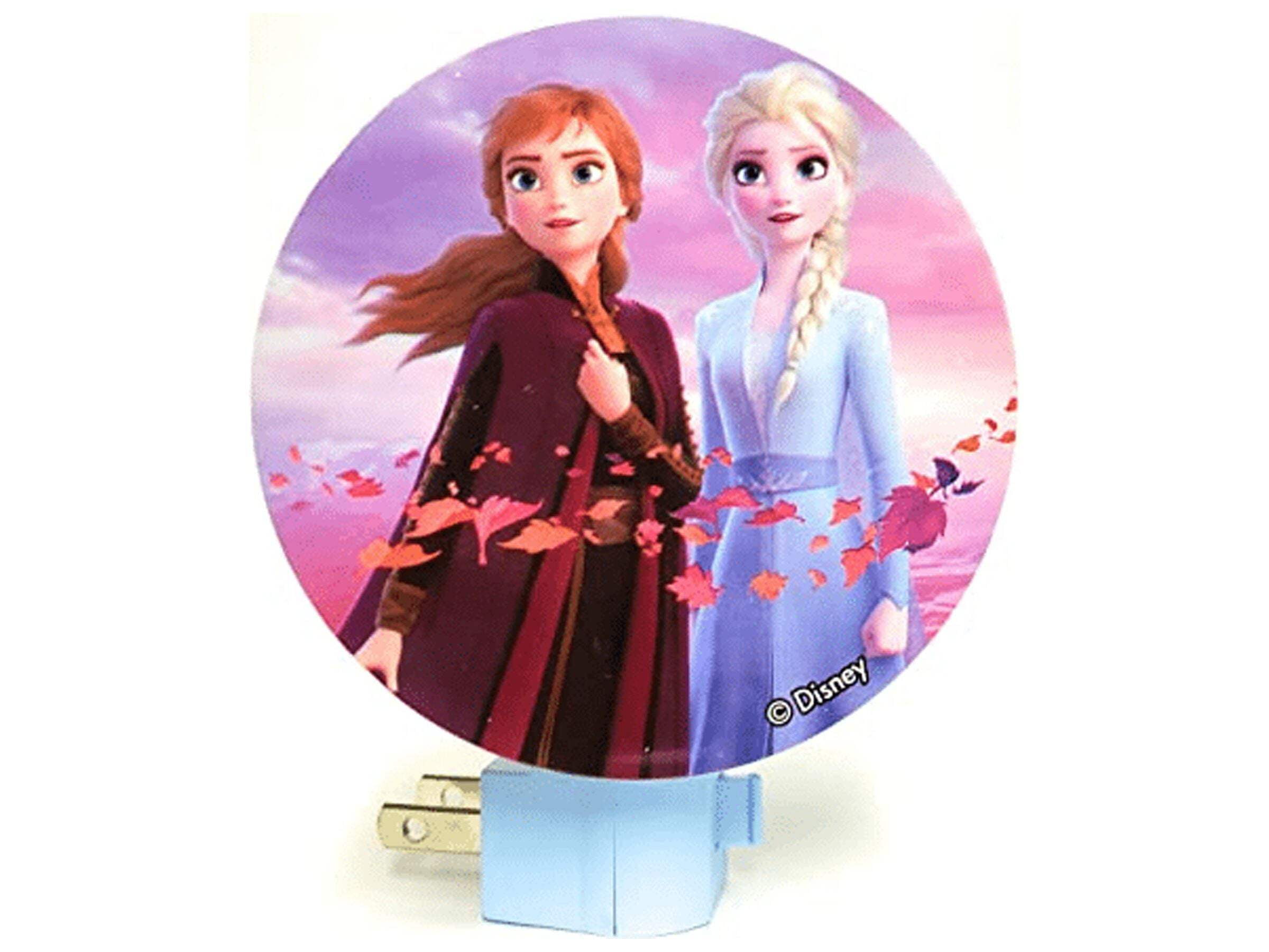 Disney Frozen Elsa & Anna Princess Bedside LED Night Light, Kids Room ...