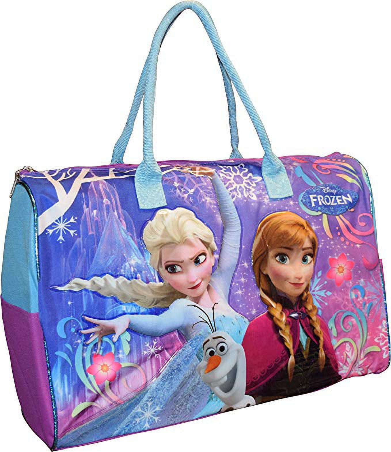 Disney Frozen Elsa Anna & Olaf Carry-On Duffel Bag/Gym/Tote Bag For ...