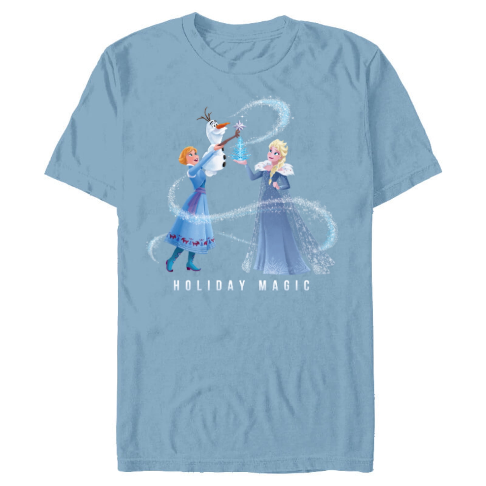 Disney Frozen Elsa Anna & Olaf Holiday Magic - Short Sleeve Blended T ...