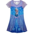 Disney Frozen Elsa Dress Nightgown (XL, Blue) - Walmart.com