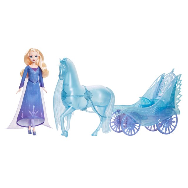 Disney Frozen Elsa Fashion Doll with Dress & Nokk with Adventure ...