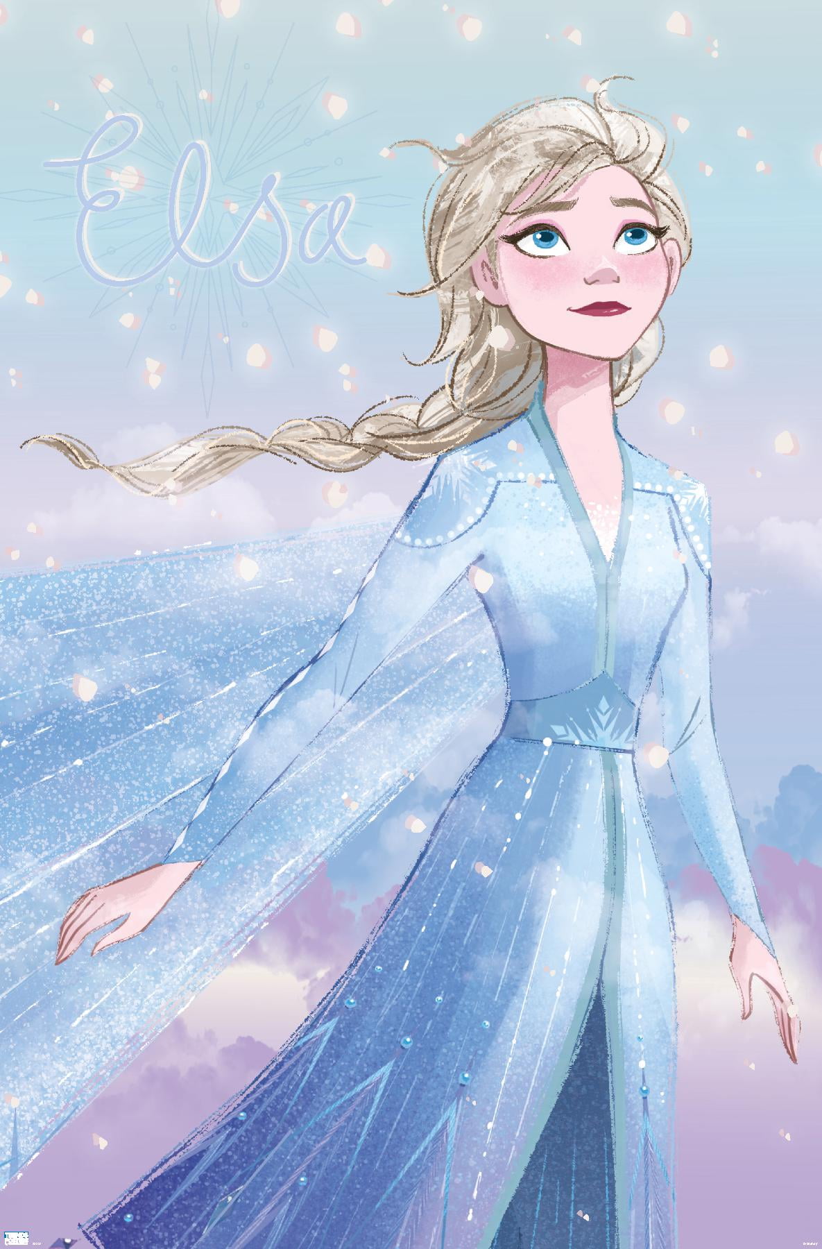 Disney Frozen - Elsa Glance Wall Poster, 14.725" x 22.375" - Walmart.com