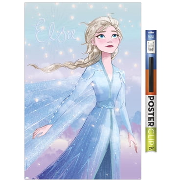 Disney Frozen: Olaf's Frozen Adventure - Elsa Wall Poster with Push ...