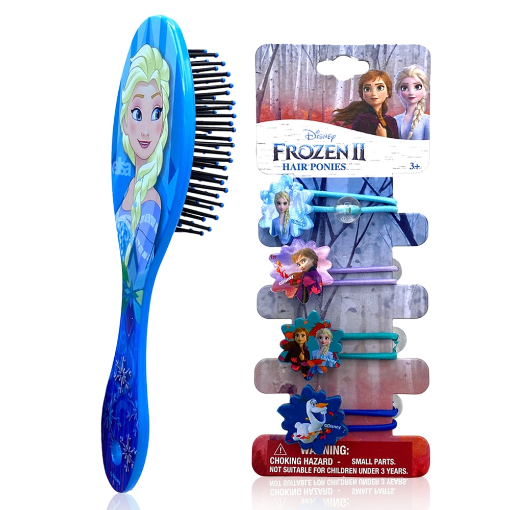 Disney Frozen Elsa Hair Accessories Set for Kids Girls - Hair Brush ...