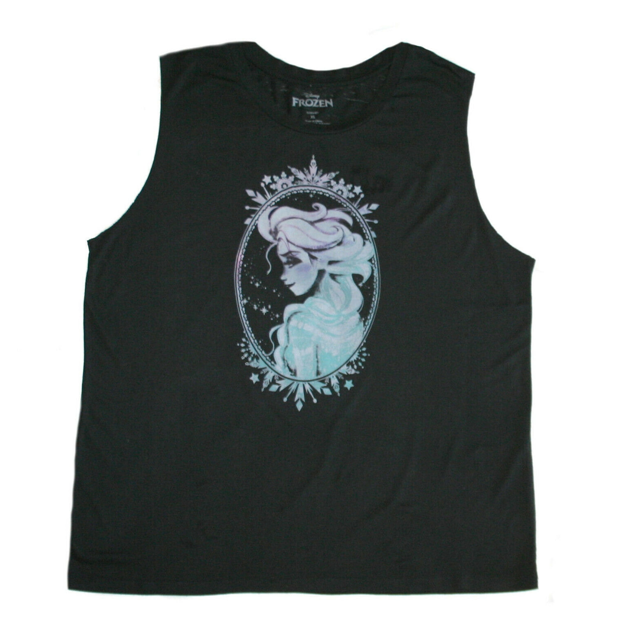 Disney Frozen Elsa Junior Women's Muscle Tank Top - Walmart.com
