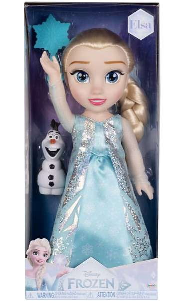 Disney Frozen Elsa Large Doll [with Brush & Olaf] - Walmart.com