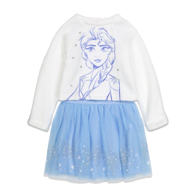 Disney Frozen Elsa Little Girls Dress Little Kid to Big Kid - Walmart.com