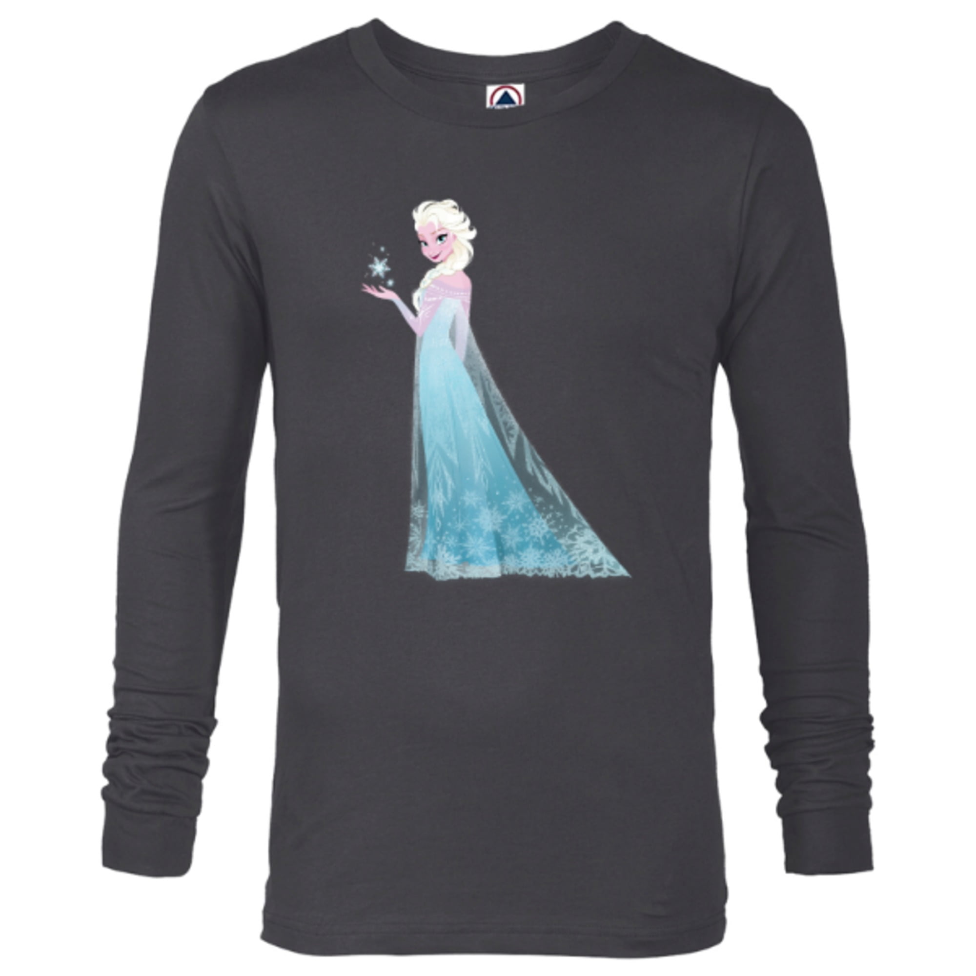 Disney Frozen Elsa Magic Snowflake T-Shirt - Long Sleeve T-Shirt for ...