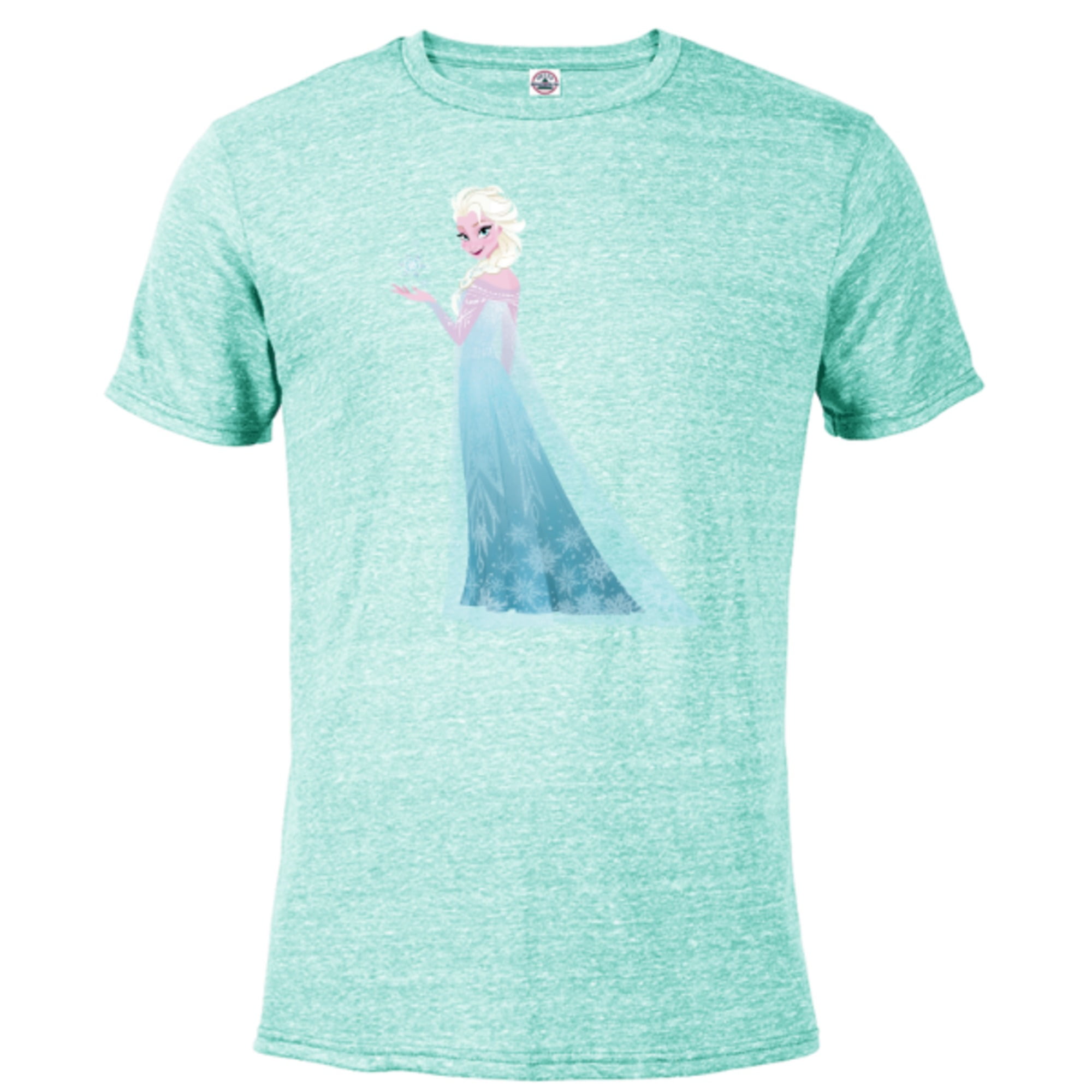 Disney Frozen Elsa Magic Snowflake T-Shirt- Short Sleeve Blended T ...