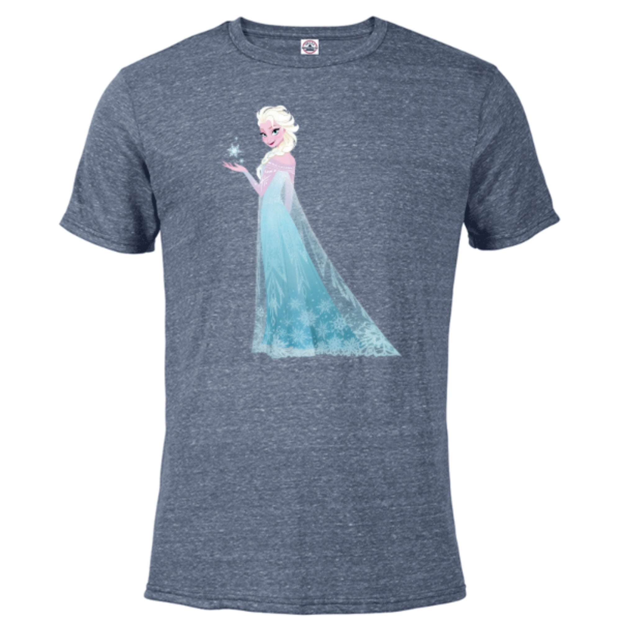 Disney Frozen Elsa Magic Snowflake T-Shirt- Short Sleeve Blended T ...