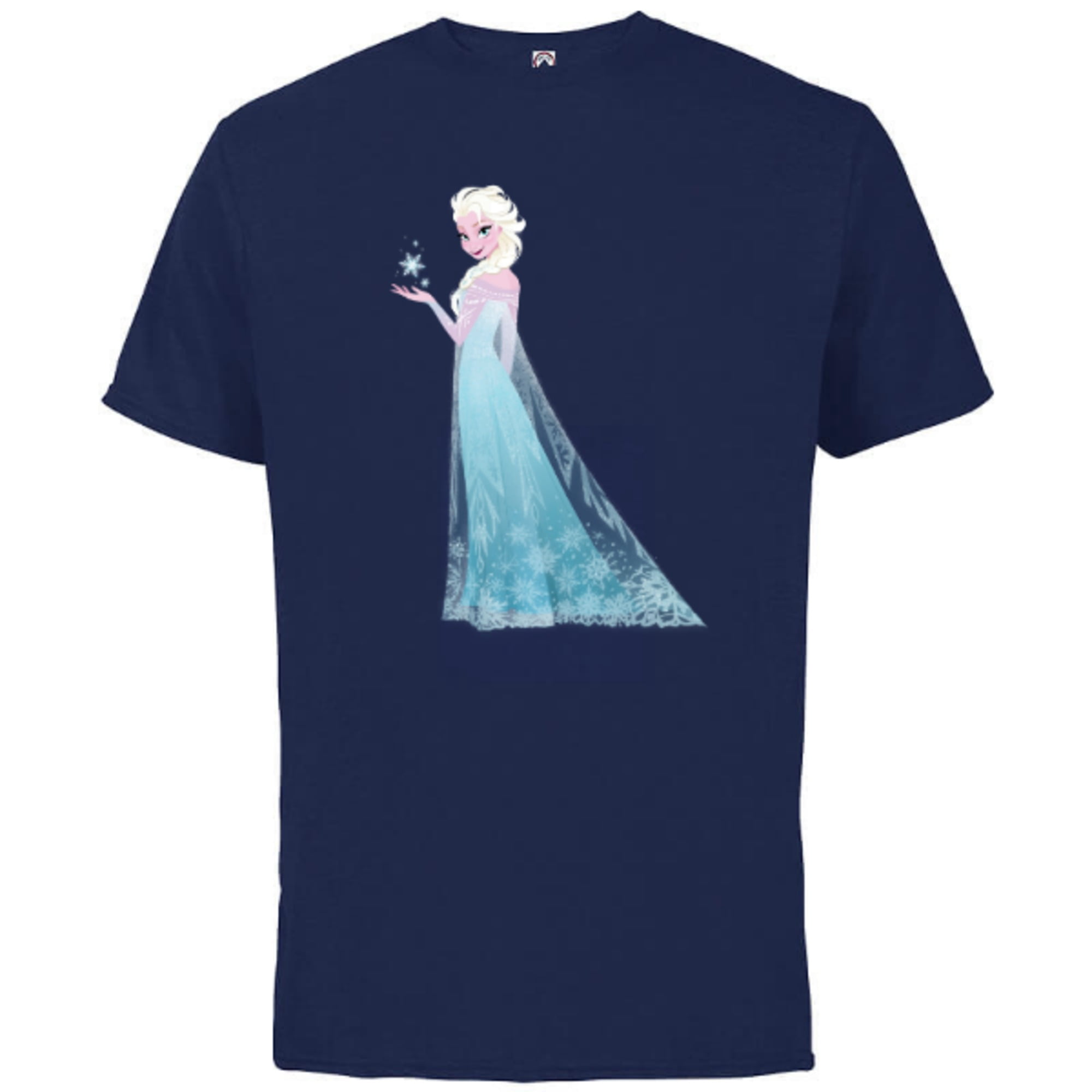 Disney Frozen Elsa Magic Snowflake T-Shirt - Short Sleeve Cotton T ...
