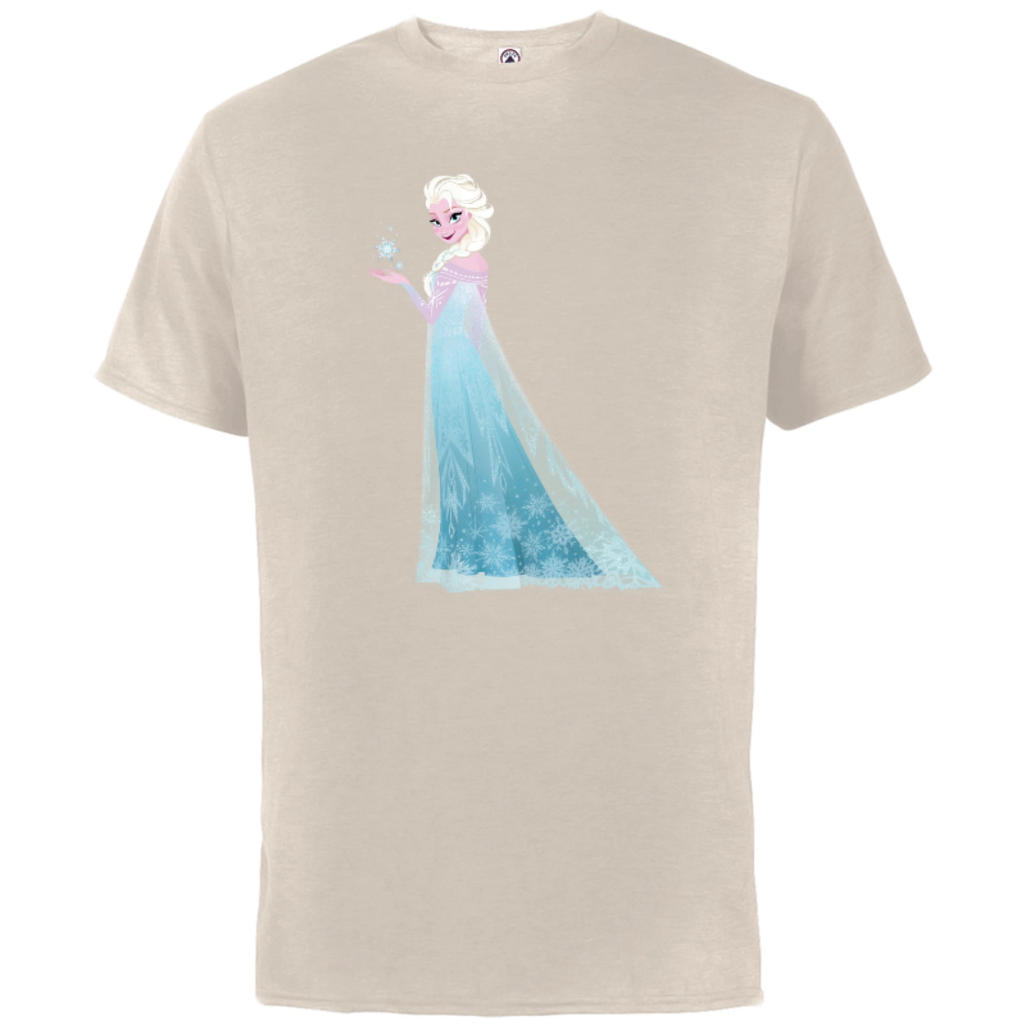 Disney Frozen Elsa Magic Snowflake T-Shirt - Short Sleeve Cotton T ...