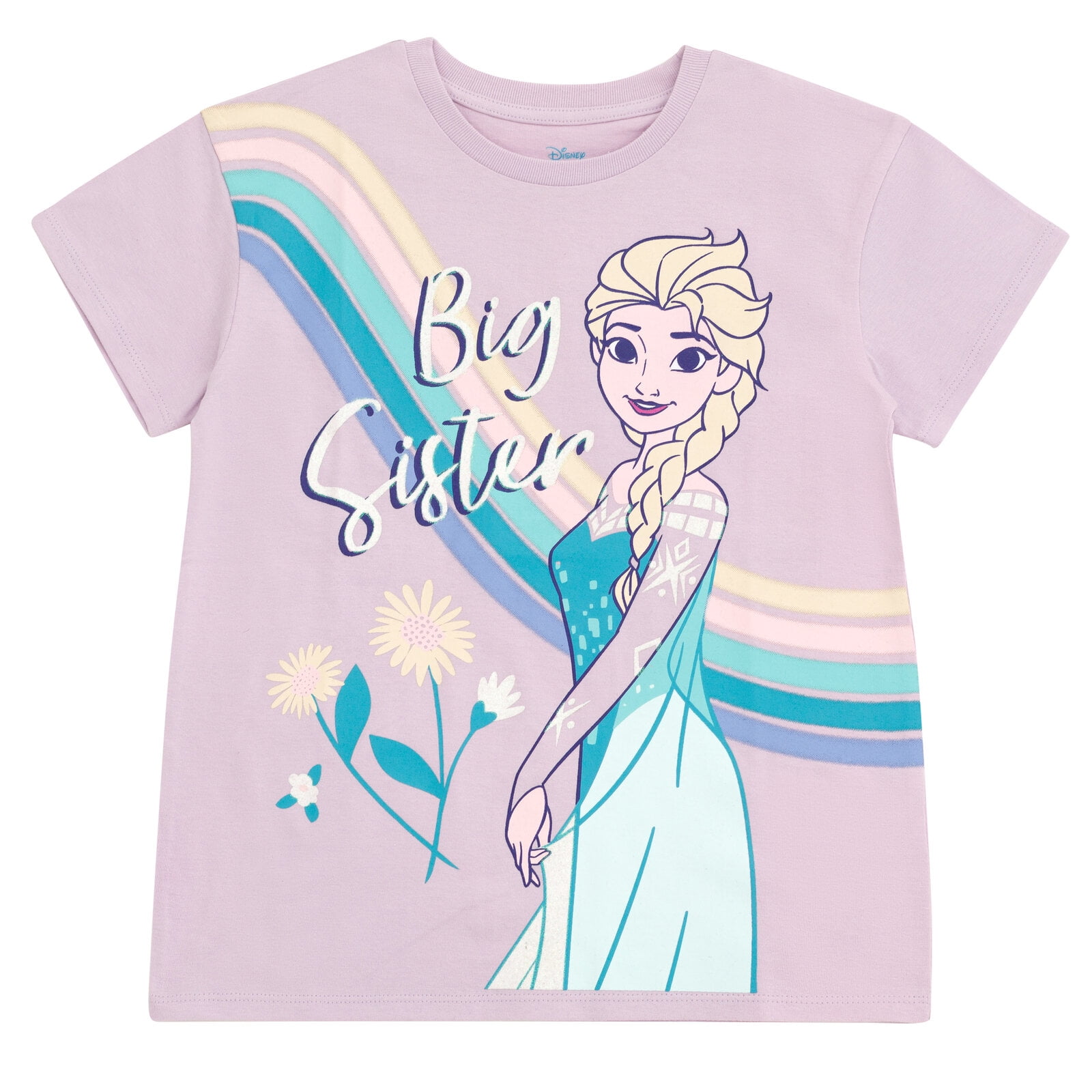 Disney Frozen Elsa Matching Family Drop Shoulder T-Shirt Toddler to Big ...