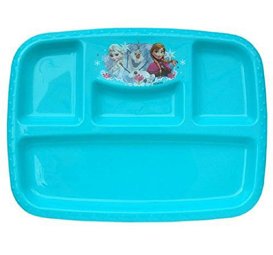 Disney Frozen Elsa, Olaf & Anna Section Divided Dinner Platter [Toy ...