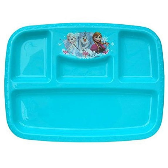 Disney Frozen Elsa, Olaf & Anna Section Divided Dinner Platter [Toy ...