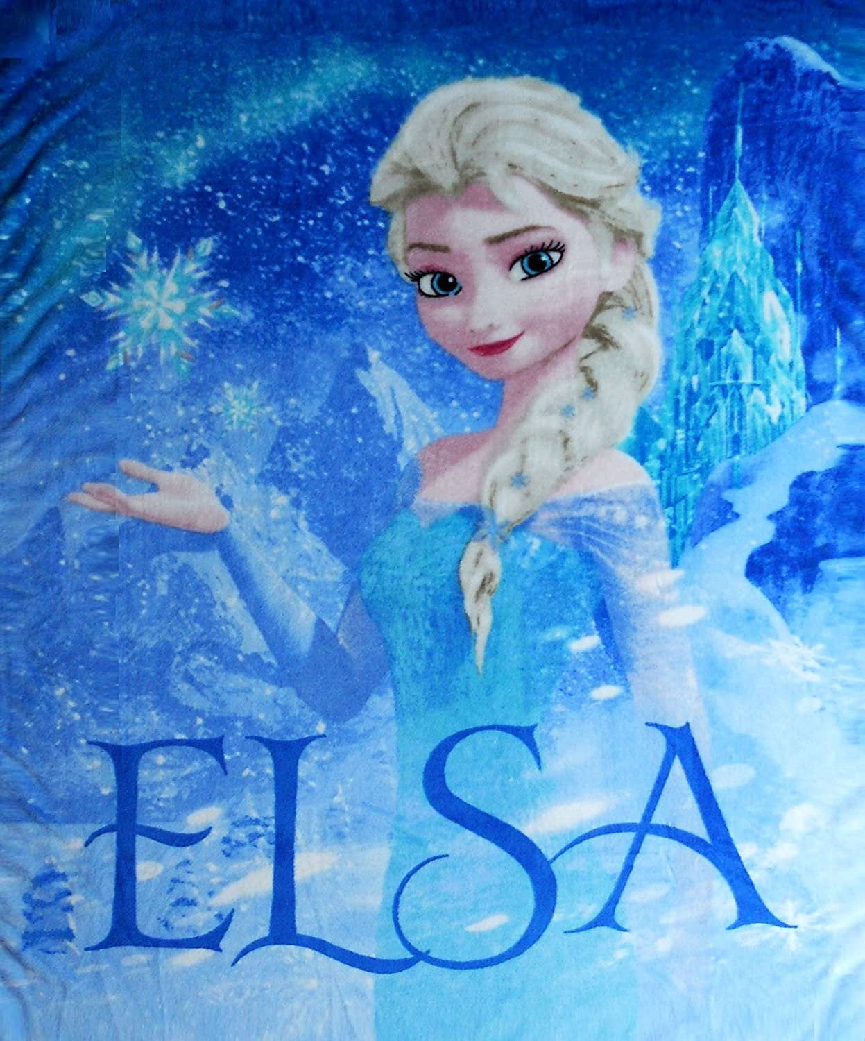 Disney Frozen Elsa Palace 40" x 50" Silk-Touch Throw, 1 Each - Walmart.com