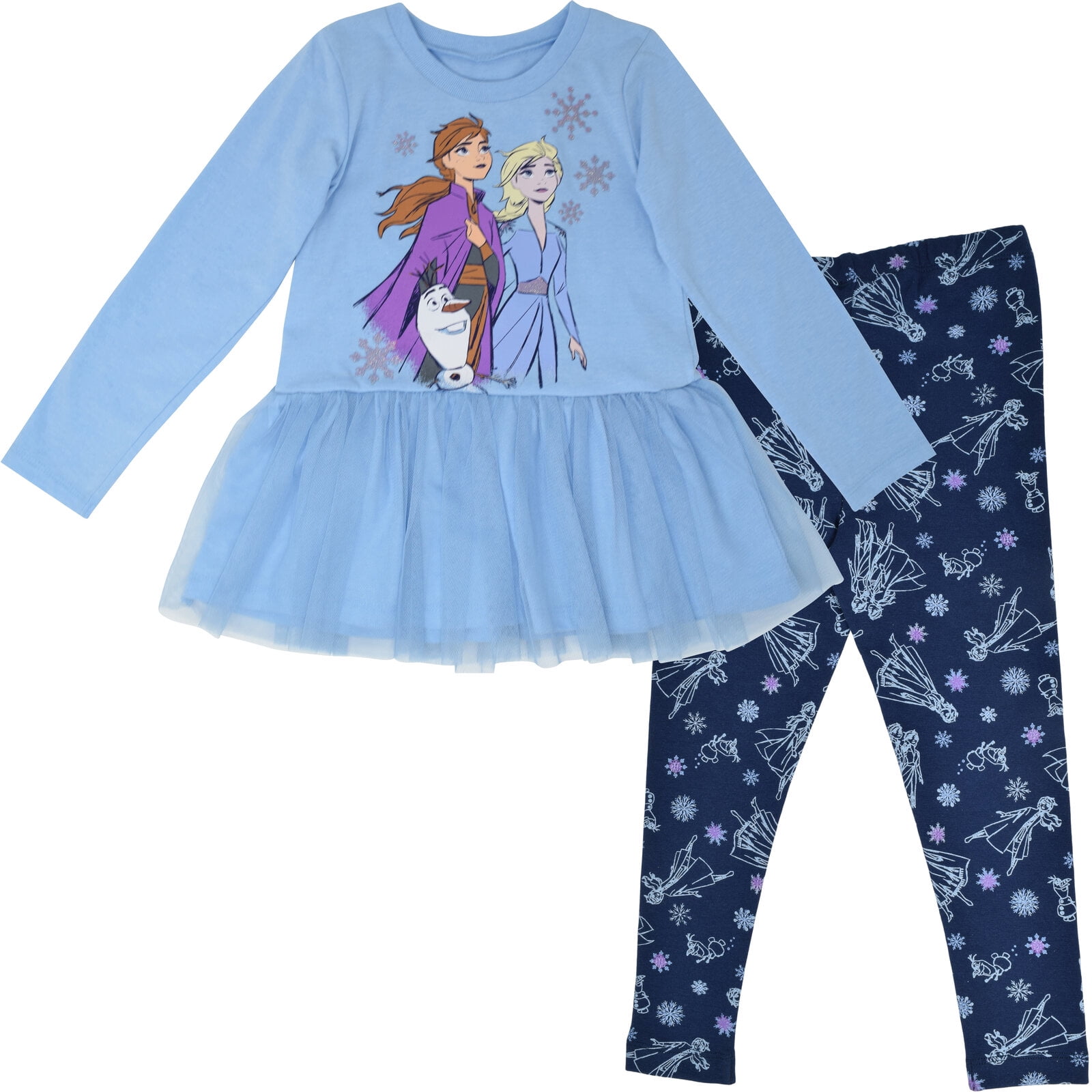 Disney Frozen Elsa Princess Anna Infant Baby Girls Peplum T-Shirt and ...
