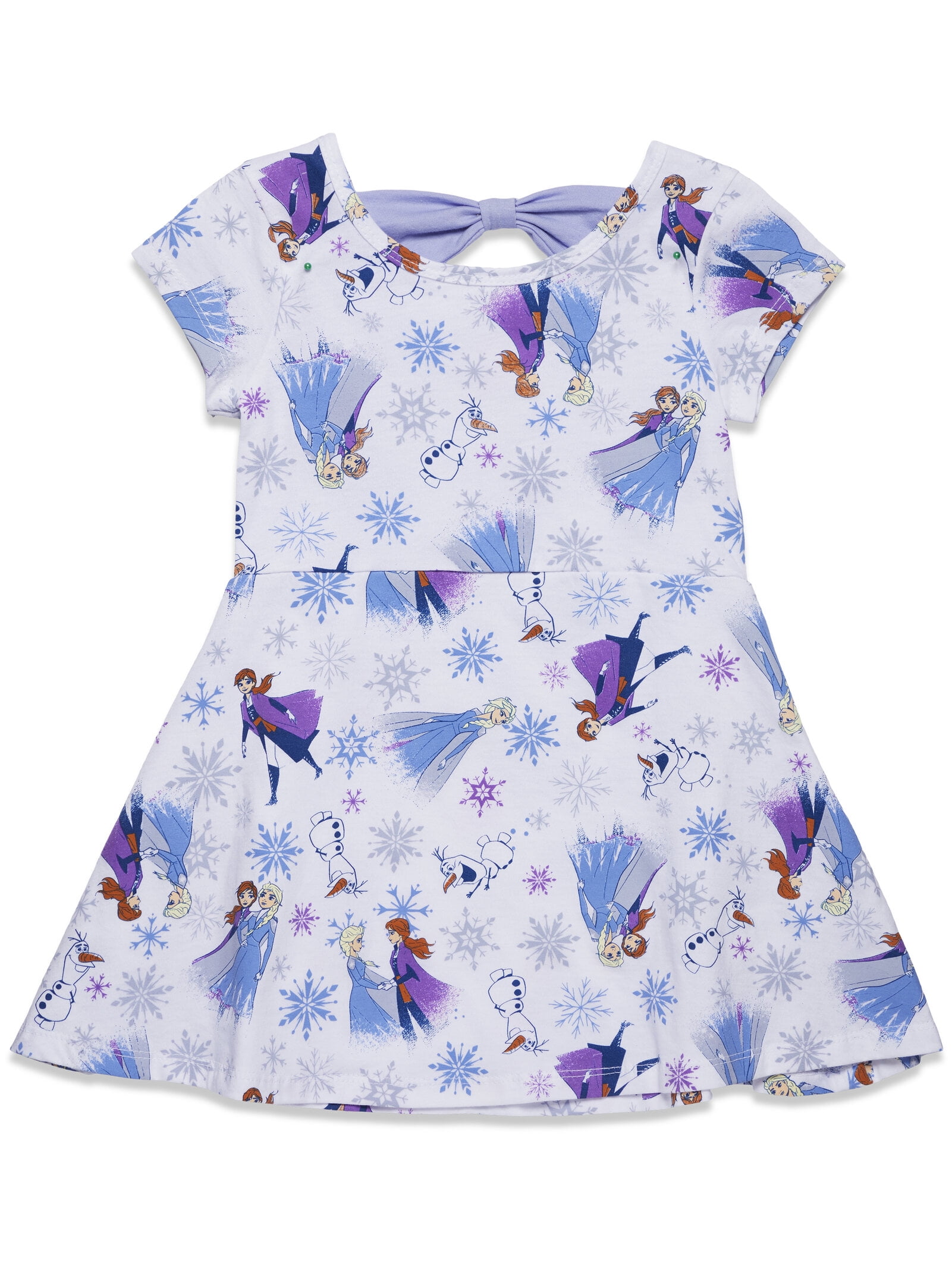 Disney Frozen Elsa & Anna Toddler to Little Kid Skater Dress with Olaf ...