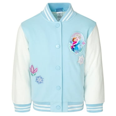 Disney Girls Bomber Jacket Minnie Mouse Daisy Colorblock Varsity ...