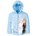 Disney Frozen Elsa Princess Anna Zip Up Winter Coat Puffer Jacket ...