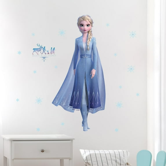Disney Frozen Elsa Wall Decals - 27" Princess Elsa Wall Vinyl Stickers ...