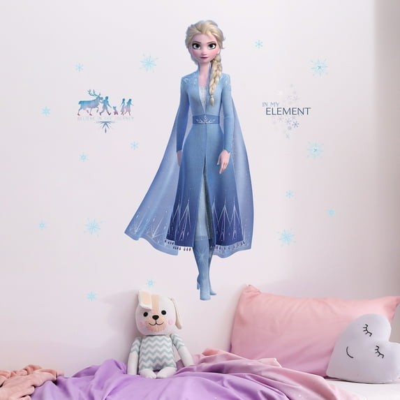 Disney Frozen Elsa Wall Decals - 33" Princess Elsa Wall Vinyl Stickers ...
