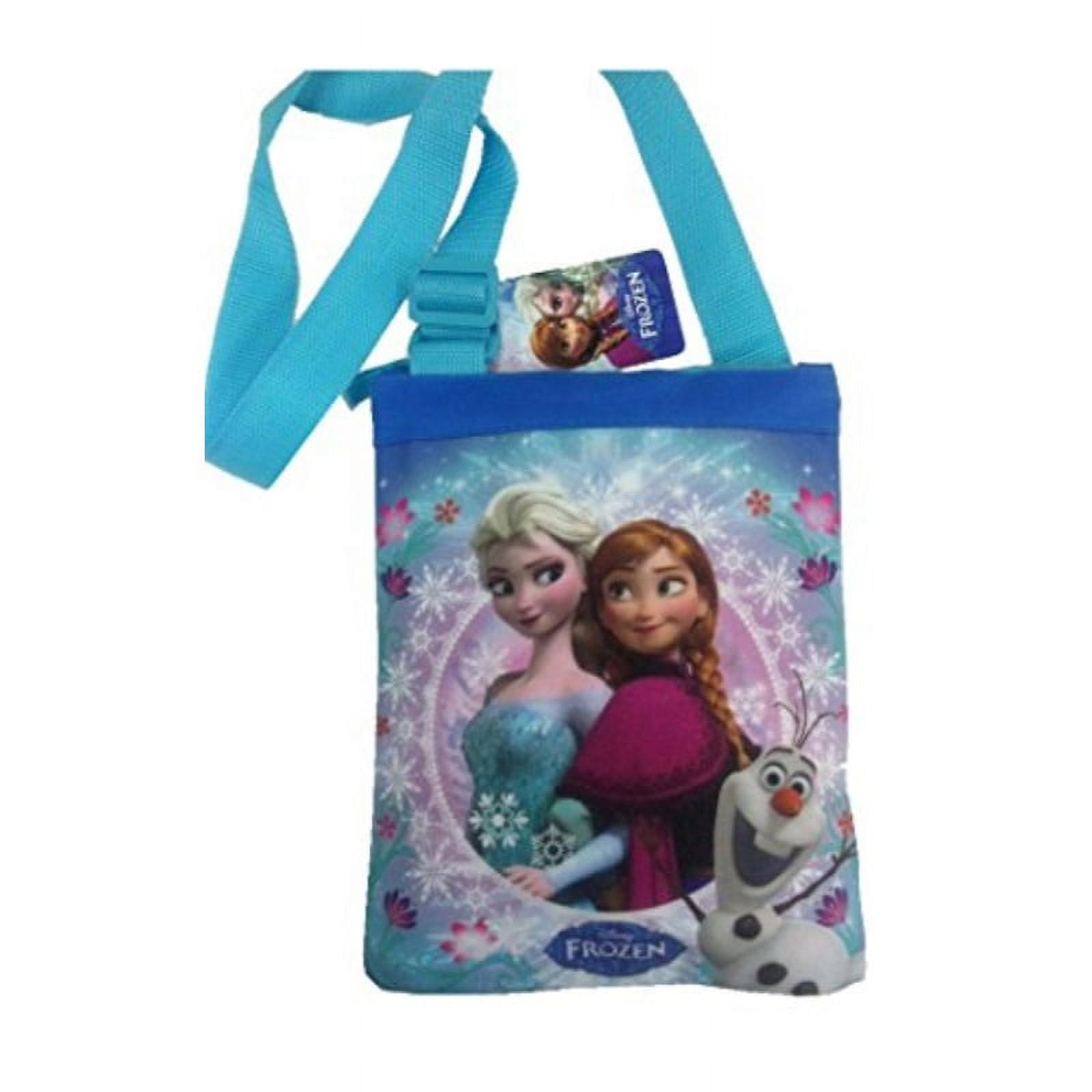 Disney Frozen Elsa and Anna Crossbody Bag Zippered Handbag Tote Bag ...