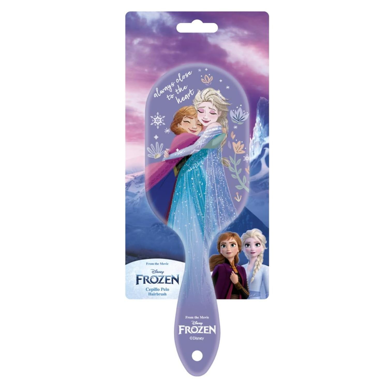 Disney Frozen Elsa and Anna Detangling Hair Brush for All Ages and Hair ...