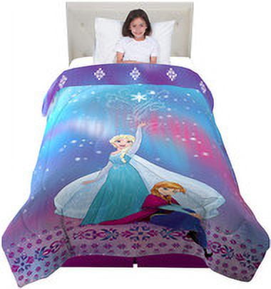 Disney Frozen Elsa and Anna Twin/Full Reversible Comforter - Walmart.com