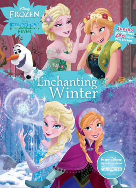 Disney Frozen Enchanting Winter: Jumbo Coloring Book Plus Stickers (Paperback) by Parragon Books ...
