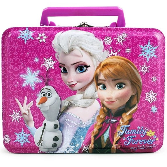 Disney Frozen Family Forever Metal Lunch Tin Box (Elsa, Anna & Olaf ...