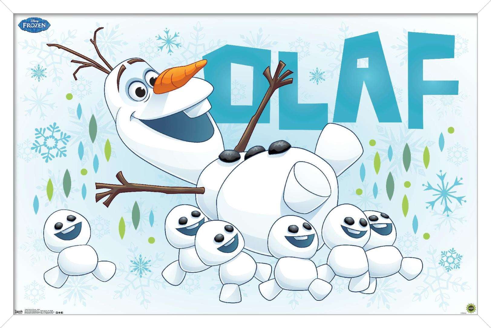 Disney Frozen Fever - Mini Wall Poster, 14.725" x 22.375", Framed ...