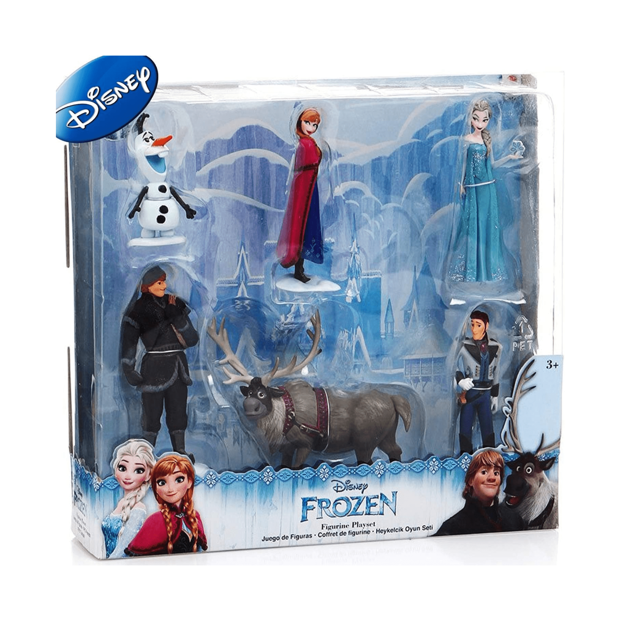 Disney Frozen Figurine Playset Cake Topper 6-Piece Character Set ...