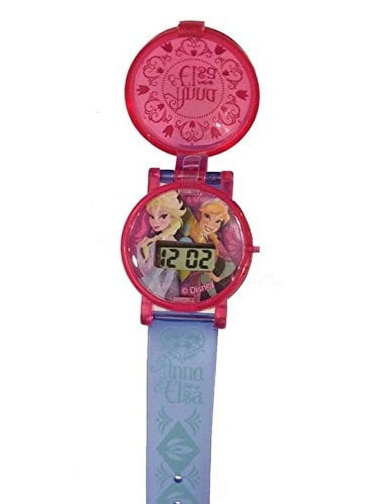 Disney Frozen Officially Licensed Flip Watch - Anna and Elsa with 21cm ...