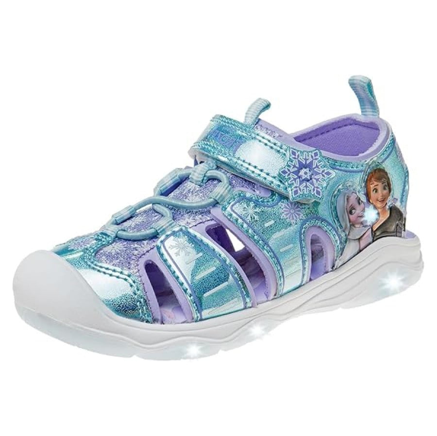 Disney Frozen Girls Closed Toe Sport Sandals. (Toddler/Little Kids ...