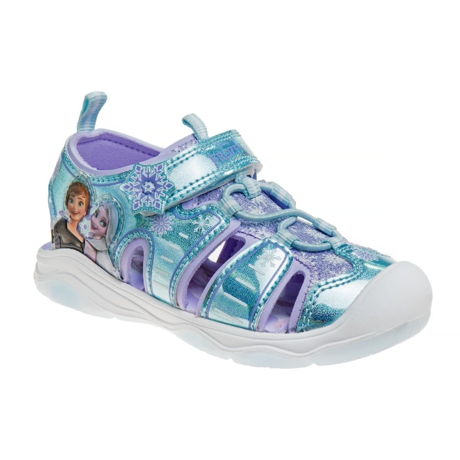Disney Frozen Girls Closed Toe Sport Sandals. (Toddler/Little Kids ...