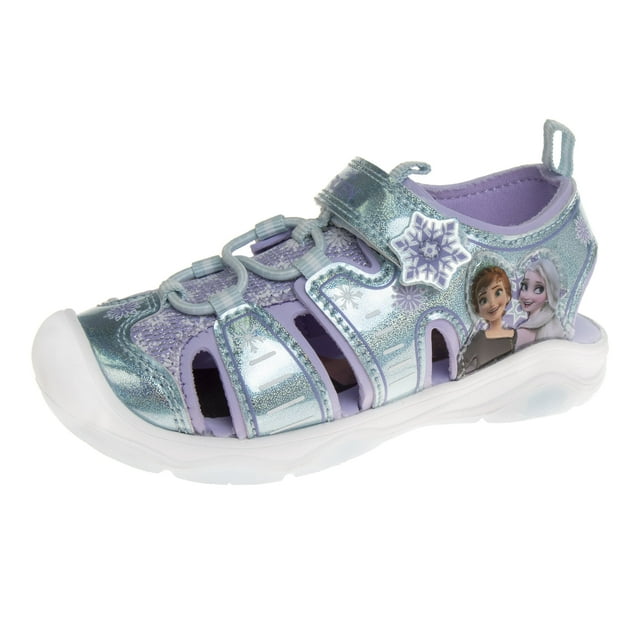 Disney Frozen Girls Closed Toe Sport Sandals. (Toddler/Little Kids ...