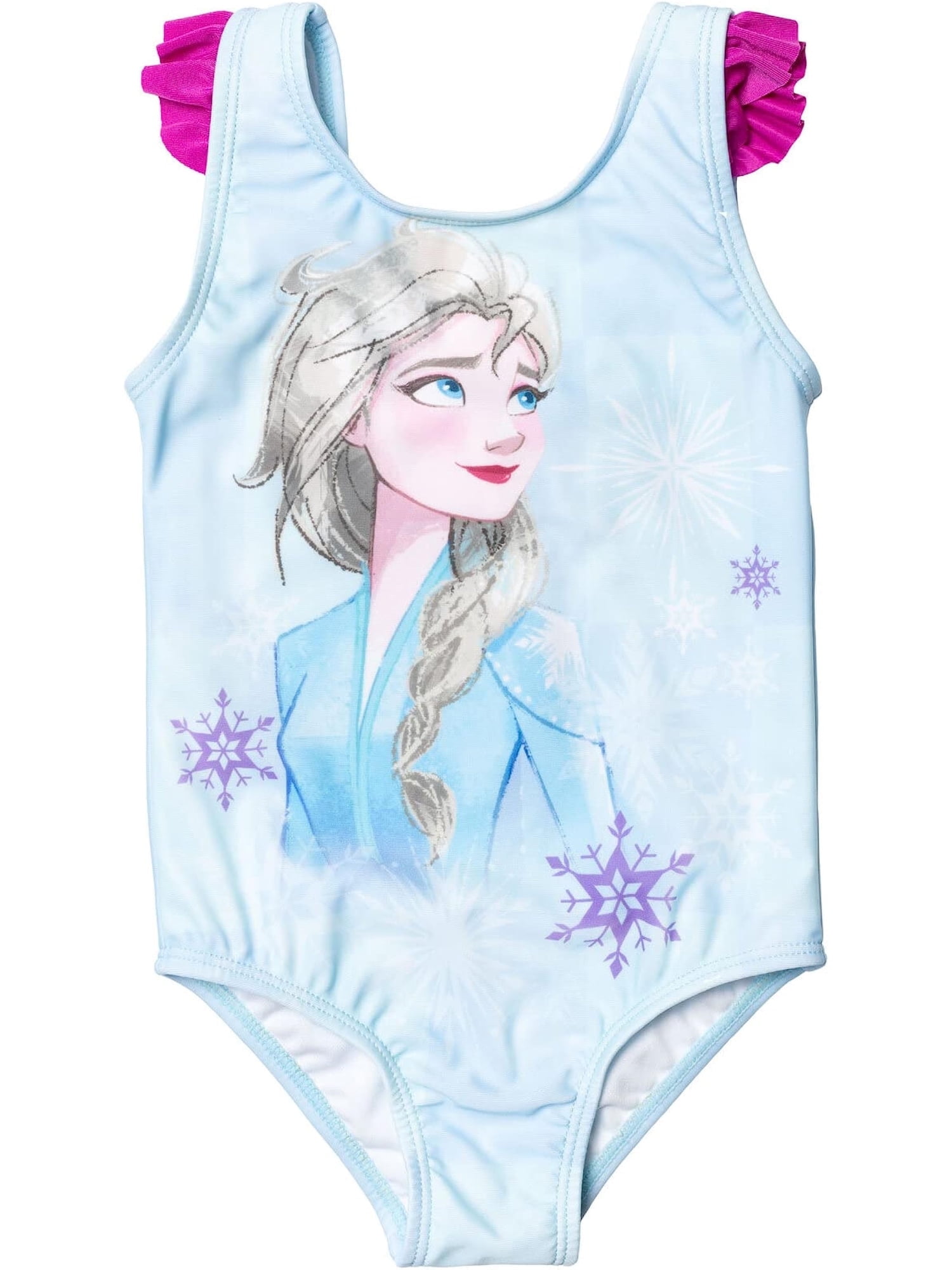 Disney Frozen Girls' Elsa 1 Piece Swimsuit, Sizes 2T-12 - Walmart.com